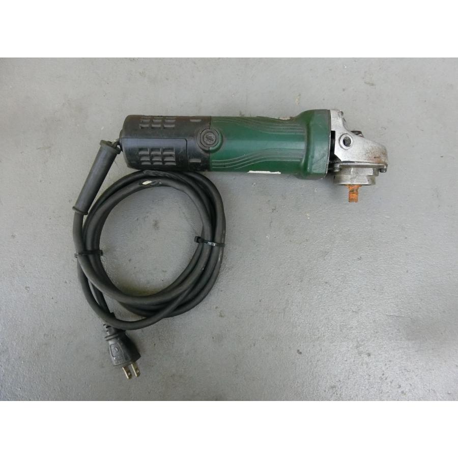 日立 中古 HITACHI G13SM2 125mm 電気ディスクグラインダー 電圧:100V 720W 7.4A 9000min 割れ有 ...