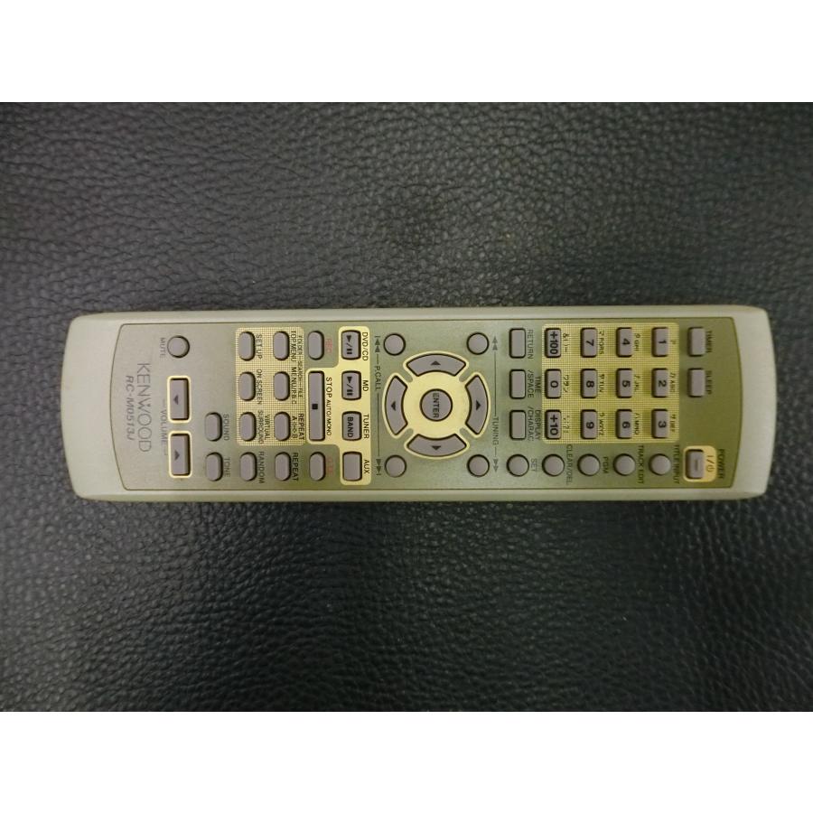ケンウッド 中古 KENWOOD オーディオ システムコンポ DVD CD MD TUNER リモコン 型番: RC-MD0513J 管理No ...