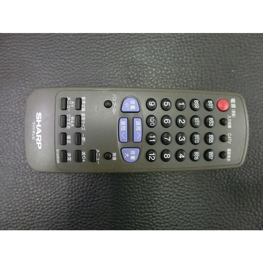 SHARP 中古 シャープ ワイドテレビ TV テレビ リモコン 型番: G1328SA 管理No.35846 : ジャンクヤードちくわ ヤフー店 - 通販 - Yahoo!ショッピング
