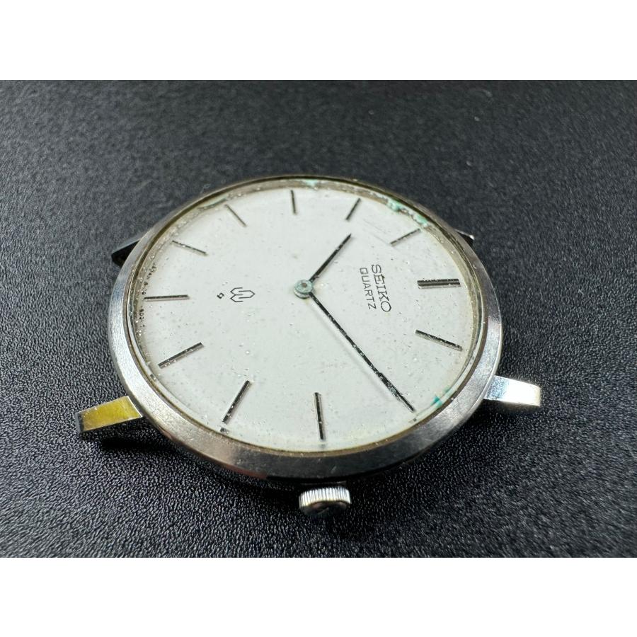 SEIKO ヴィンテージ セイコー シャリオ Chariot 2針 薄型 クォーツ ホワイトダイアル 腕時計 型番: 4130-9001 管理 ...
