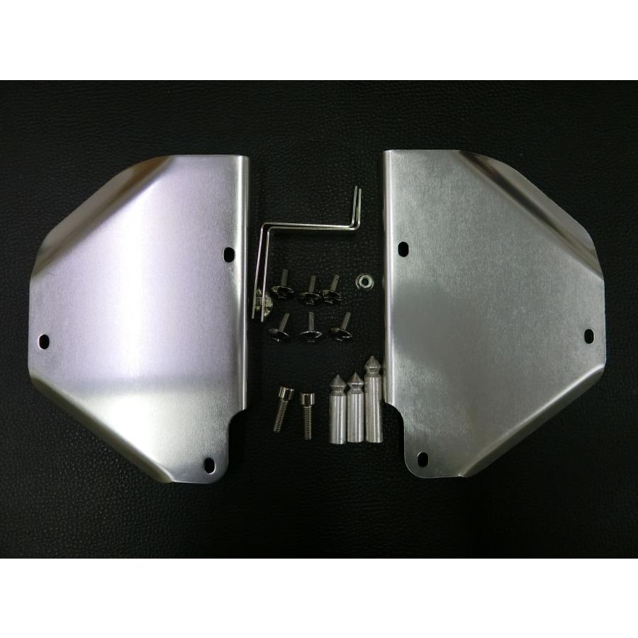 ホンダ 未使用 社外部品 HONDA モンキー Monkey Z50J アルミ バッテリーケース サイドカバー 左右セット 管理No ...