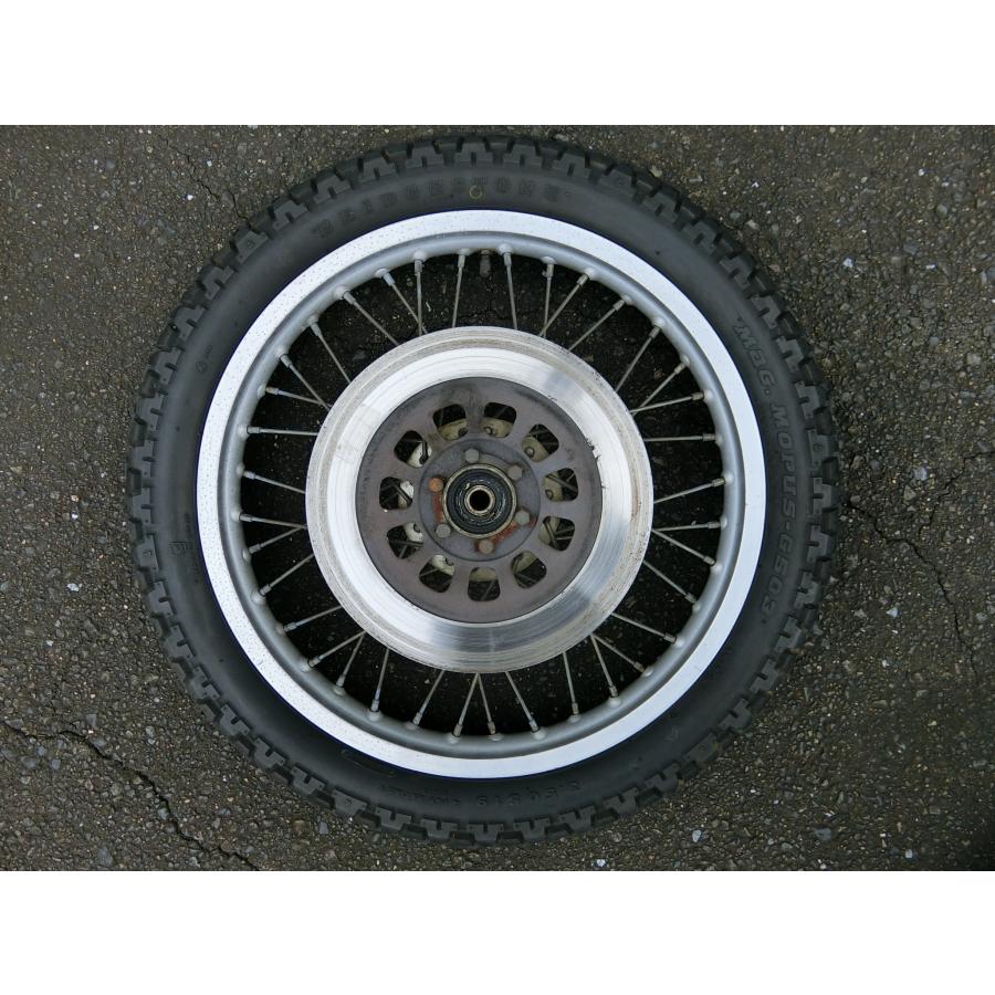 中古 TAKASAGO フロントホイール J19 × 18.5 DOT BRIDGESTONE MaG MOPUS-G503 3.50S19 ジャンク 管理No.44322 : ジャンクヤード ...