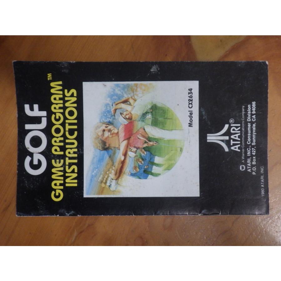 アタリ 超レア アタリ2600 ATARI Atari VCS Atari2600 ゲーム 取扱説明書 ゴルフ GOLF CX2634 ...