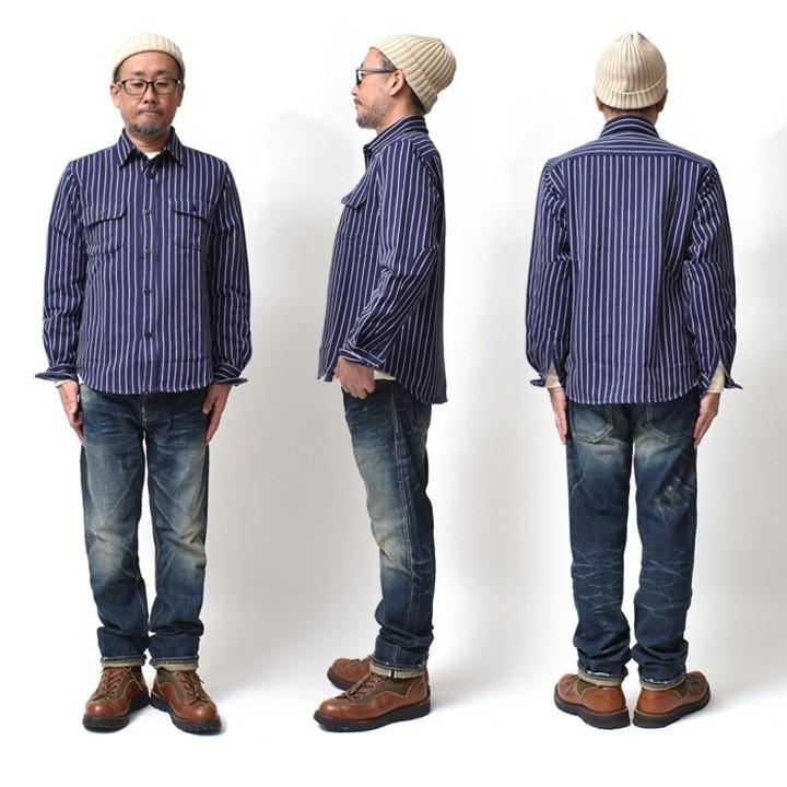 ストライプ シャツ メンズ 長袖 厚手 大きいサイズ ワークシャツ 秋冬 秋物 秋服 ブランド アメカジ 30代 40代 50代 60代 : Moat Garage(モートガレージ) - 通販 ...