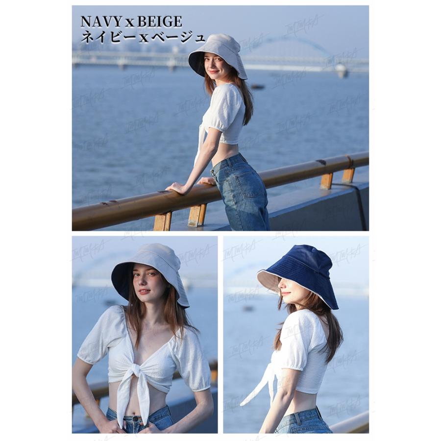 帽子 バケットハット レディース 両面使える 2way UVカット つば広 メッシュ 大きいサイズ 日除け 日差し UV ケア 春 夏 折りたたみOK : JUNOFASHION - 通販 ...