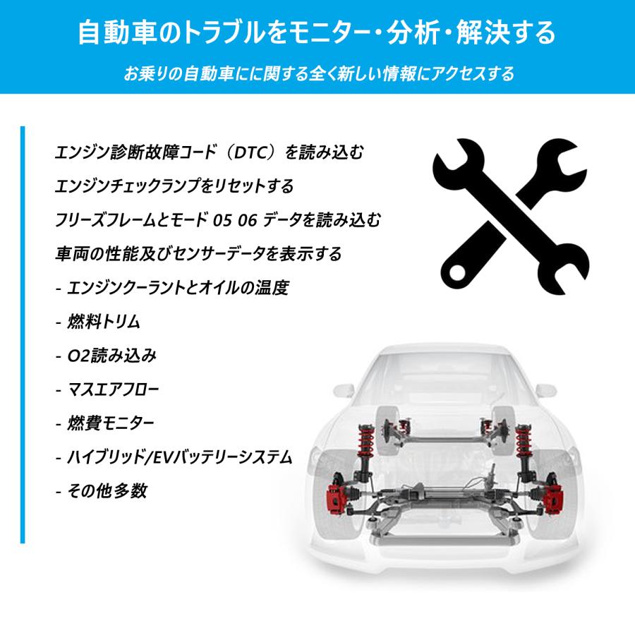 【レビューキャンペーン開催中】Veepeak OBDCheck VP01 - ミニ WiFi OBD2 スキャナー iOSおよびAndroid ...