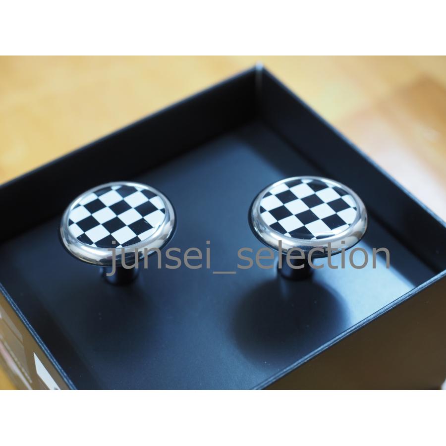 MINI（ミニ） BMW MINI 純正 ドアロックキャップ チェッカー 左右set F56 F55 F54 F57 F60 ONE ...