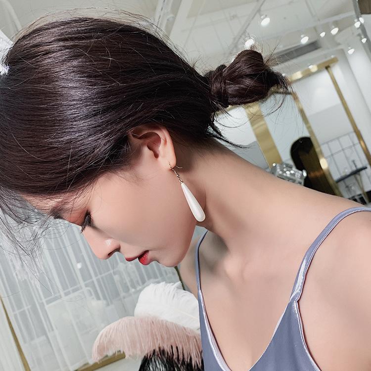 ピアス パール 真珠 ティアドロップ ロングピアス フック 揺れる 白 韓国 レディース おしゃれ : 髪飾り&アクセサリー Juns Store - 通販 - Yahoo!ショッピング