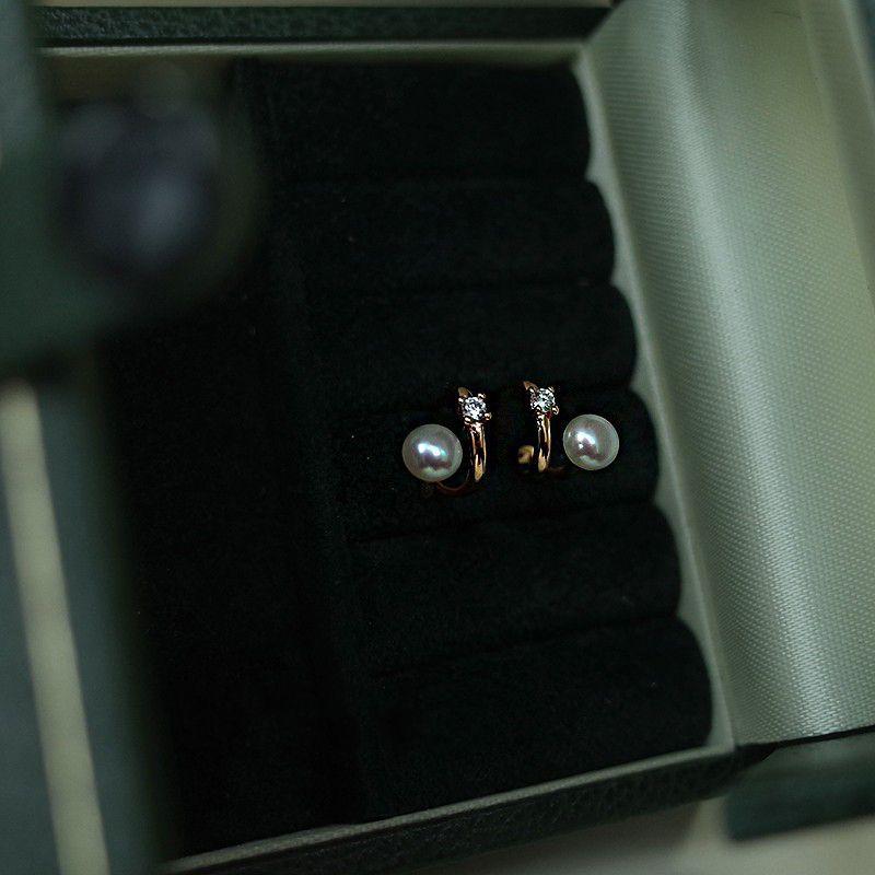 ピアス パール 真珠 ジルコニア ピンクゴールド 金属アレルギー対応 シルバー925 レディース 小ぶり 小さい シンプル 上品 おしゃれ : 髪飾り&アクセサリー Juns Store ...