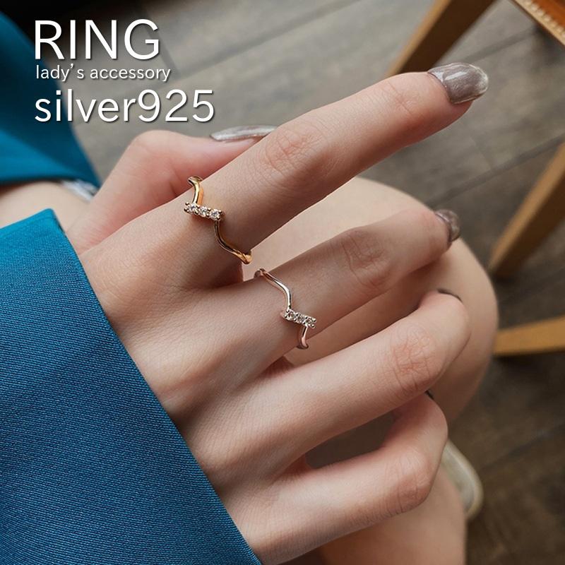 リング 指輪 フリーサイズ マイクロジルコニア シルバー925 金属アレルギー 細い 細身 : 髪飾り&アクセサリー Juns Store - 通販 - Yahoo!ショッピング