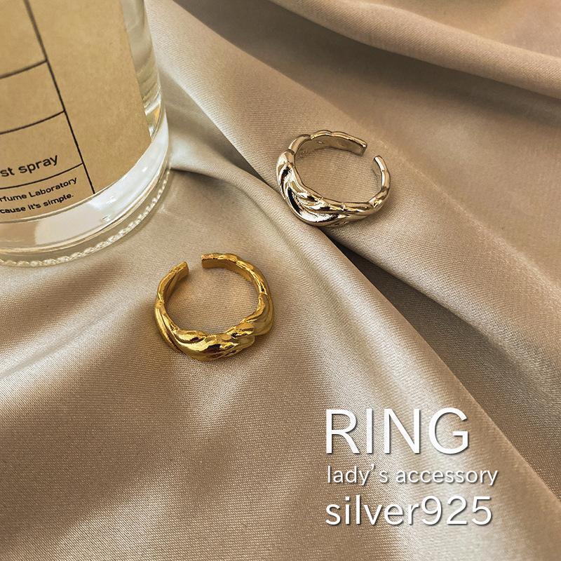 Cリング 指輪 うねり ウェーブ フリーサイズ シルバー925 金属アレルギー レディース : ring0074 : 髪飾り&アクセサリー Juns Store - 通販 - Yahoo!ショッピング