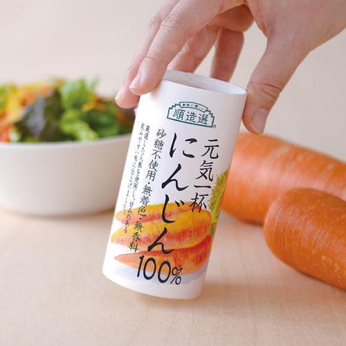 順造選 マルカイ にんじんジュース 元気一杯 にんじん100％ 195ml×30本 人参ジュース 公式メーカー直送 砂糖不使用 果汁100％ （紙容器）紙パック : 順造選ショップ - 通販 ...