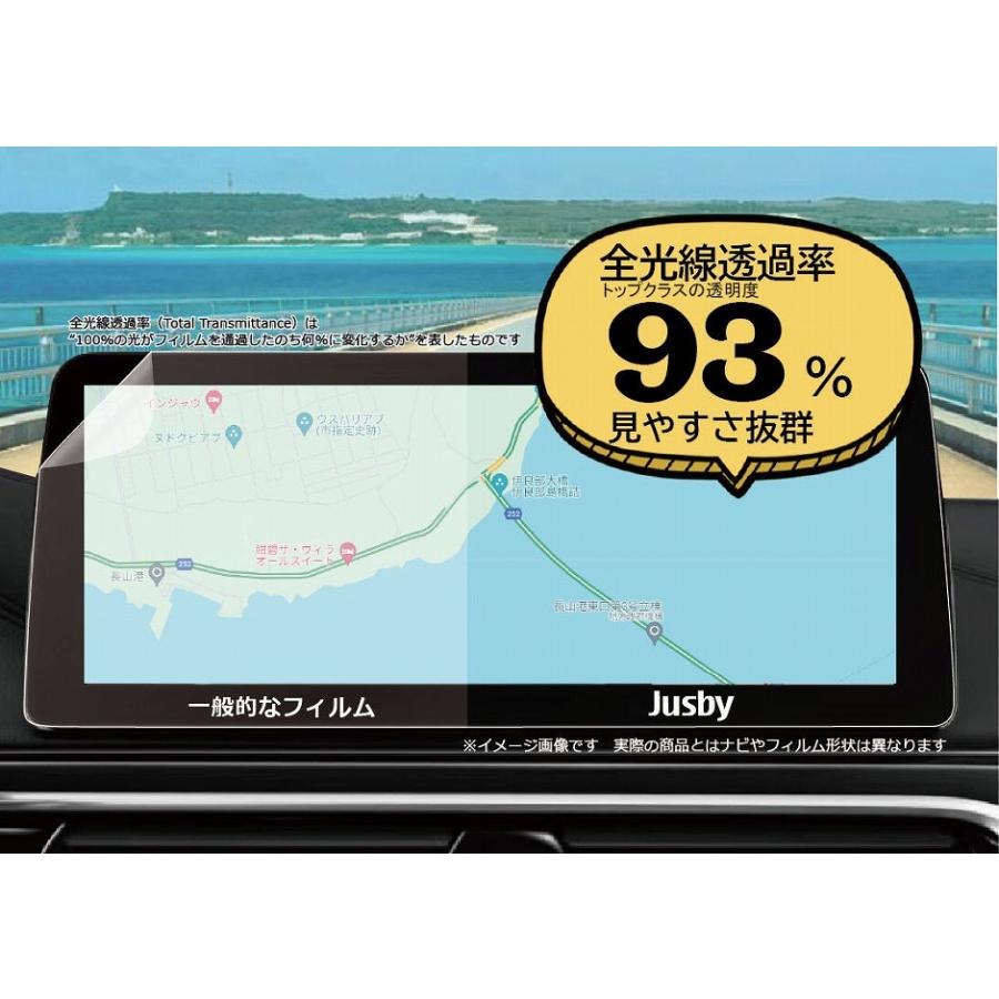 (2枚) GRヤリス GR Yaris用 (後期)エアコンパネル用保護フィルム 液晶保護フィルム アクセサリー パーツ トヨタ GXPA16型 内装 傷&指紋防止 jusby : ジャスビー ...
