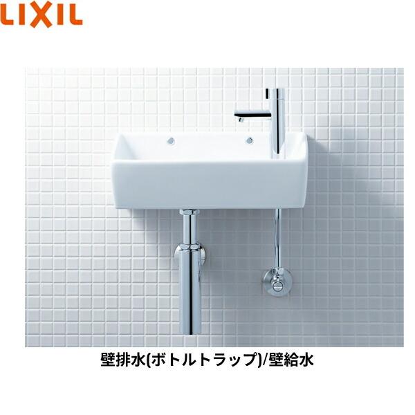 LIXIL L-A35HG/BW1 リクシル LIXIL/INAX 狭小手洗シリーズ手洗タイプ 角形 壁給水/壁排水(ボトルトラップ) ハイパーキラミック ピュアホワイト 送料無料 : 住設 ...