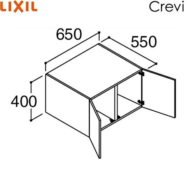 INAX RAU-656C/ハイグレード リクシル LIXIL/INAX クレヴィ アッパーキャビネット 奥行560タイプ 間口650 : 住設ショッピング - 通販 - Yahoo!ショッピング