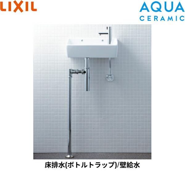 LIXIL YL-A35HP/BW1 リクシル LIXIL/INAX 狭小手洗シリーズ手洗タイプ 角形 壁給水/床排水(ボトルトラップ) アクアセラミック ピュアホワイト 送料無料 : 住設 ...