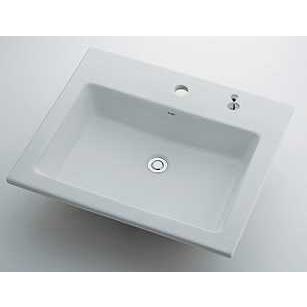 カクダイ KAKUDAI 角型洗面器//1ホール・ポップアップ穴付き 品番：493-008H 送料無料 : 住設ショッピング - 通販 - Yahoo!ショッピング