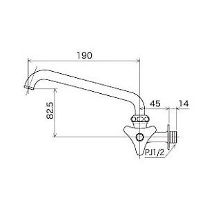 [7/20(日)枚数限定クーポンあり]K10D KVK横型自在水栓 : 住設ショッピング - 通販 - Yahoo!ショッピング
