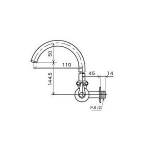 K10SSE KVKプチエコ水栓横型自在水栓 : 住設ショッピング - 通販 - Yahoo!ショッピング