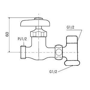 [9/8(日)枚数限定クーポンあり]K19NU4 KVK分岐水栓 : kvk-k19nu4 : 住設ショッピング - 通販 - Yahoo!ショッピング