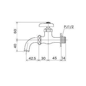 K34 KVK吐水口回転形給水栓 : 住設ショッピング - 通販 - Yahoo!ショッピング