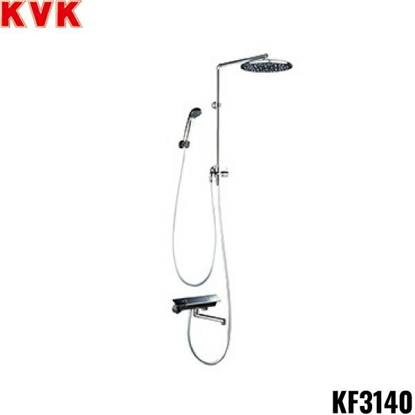 KVK KF3140 KVKオーバーヘッドシャワー付サーモ メッキオーバーヘッドシャワー(eシャワー)丸 170mmパイプ付 右仕様 一般地仕様 送料無料 : 住設ショッピング - 通販 ...