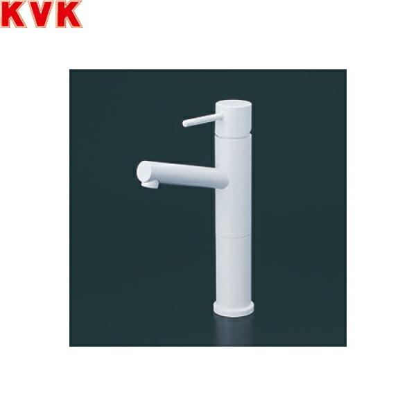 KVK KM7061LM4 洗面用 シングル混合栓 ロングボディ 一般地仕様 マットホワイト 送料無料 : 住設ショッピング - 通販 - Yahoo!ショッピング