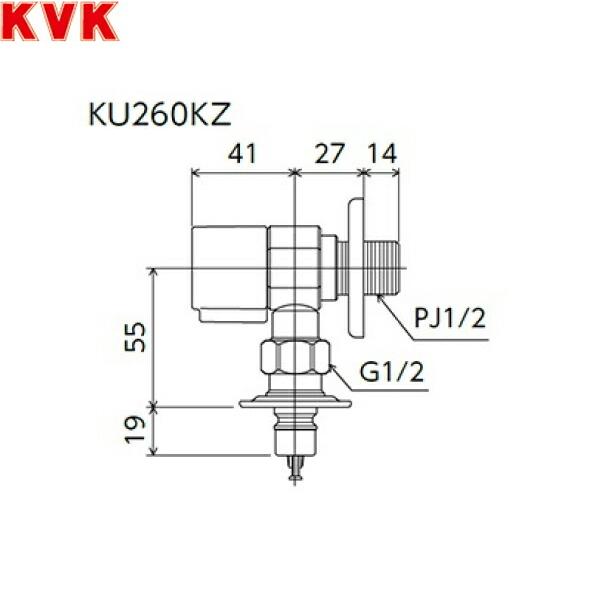 KVK [ゾロ目クーポン対象ストア]KU260K KVK洗濯機用水栓 一般地仕様 吐水口固定形 ハンドル90℃開閉 送料無料 : 住設ショッピング - 通販 - Yahoo!ショッピング