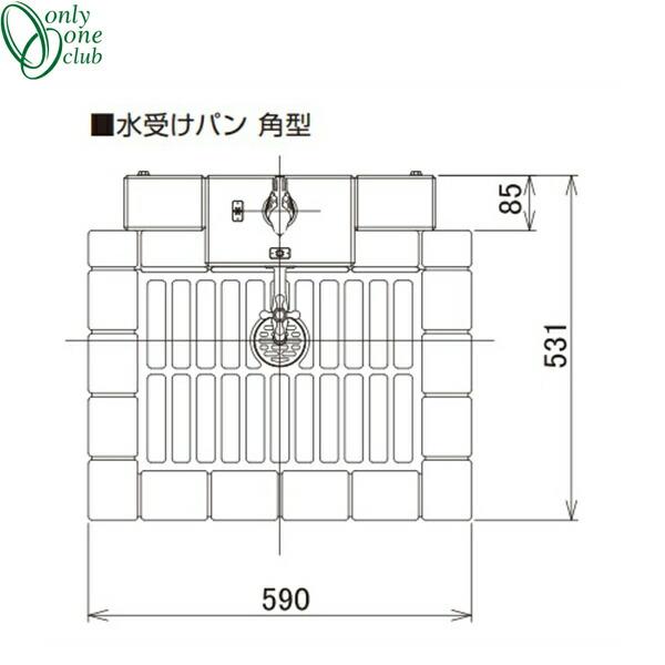 【沖縄・離島購入不可】TK3-S-B05M オンリーワンクラブ ONLYONECLUB 不凍水栓柱ユニット サナンド ブリックタイプ 角型 埋設長さ500 ミックス 送料無料 ...
