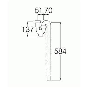 SANEI（水栓金具） H781-1 三栄水栓 SANEI トラップ用ジャバラ : 住設ショッピング - 通販 - Yahoo!ショッピング