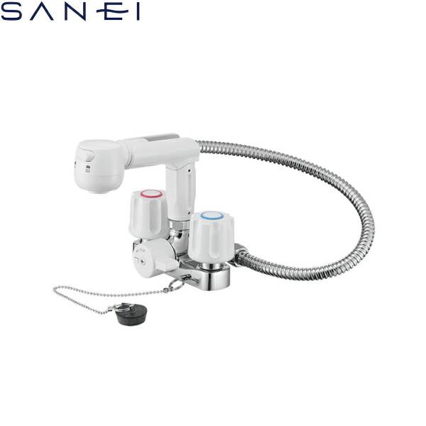 SANEI（水栓金具） K3104VR-W 三栄水栓 SANEI ツーバルブスプレー混合栓(洗髪用) 送料無料 : 住設ショッピング - 通販 - Yahoo!ショッピング
