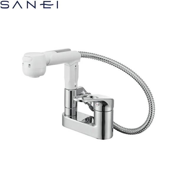 SANEI（水栓金具） K37100-W 三栄水栓 SANEI シングルスプレー混合栓(洗髪用) 送料無料 : 住設ショッピング - 通販 - Yahoo!ショッピング