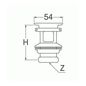 SANEI（水栓金具） PH33-32 三栄水栓 SANEI 横穴排水栓 : 住設ショッピング - 通販 - Yahoo!ショッピング
