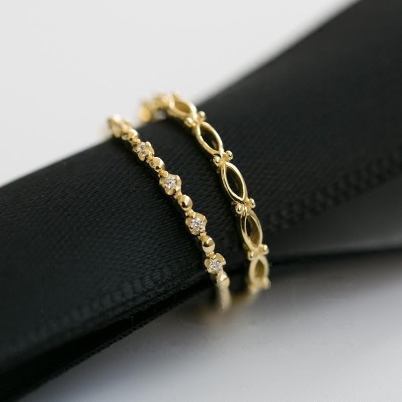 指輪 レディース セット エタニティリング レース 重ね付け 14KGP CZダイヤ 人気 女性 プレゼント 激安アクセサリー : EsLimes - 通販 - Yahoo!ショッピング