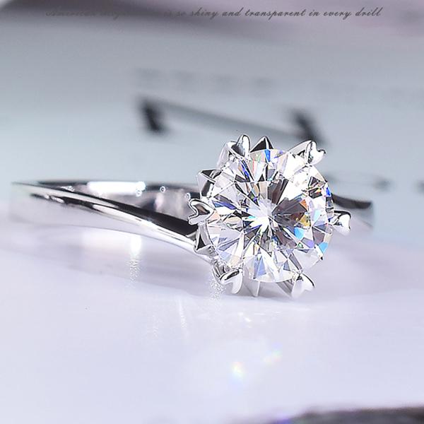 指輪 レディース 一粒ダイヤ 18金RGP 1カラット 大粒 1.0ct 贅沢 ハート CZダイヤモンド 18KGP 人気 誕生日プレゼント ギフト : EsLimes - 通販 ...