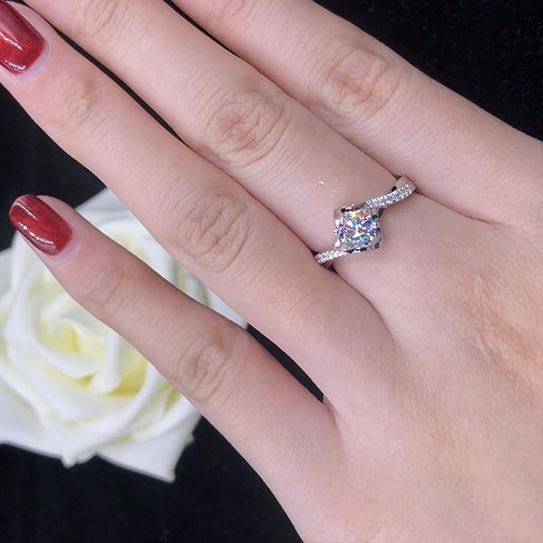 指輪 レディース 一粒ダイヤ 1カラット 大粒 1.0ct 贅沢 CZダイヤモンド オシャレ 18KGP 人気 激安 : EsLimes - 通販 - Yahoo!ショッピング