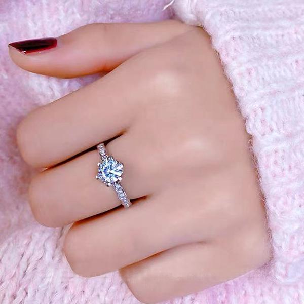 指輪 レディース 一粒ダイヤ 18金RGP 1カラット 大粒 1.0ct 贅沢 CZダイヤモンド オシャレ 18KGP 人気 女性 誕生日プレゼント ギフト : EsLimes - 通販 ...