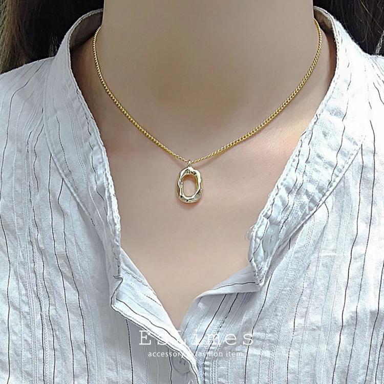 メタルネックレス レディース 四角 K18GP チェーン シンプル カジュアル 人気 女性 プレゼント ホワイトデー : EsLimes - 通販 - Yahoo!ショッピング