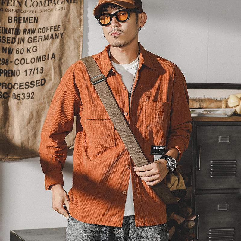 シャツ メンズ メンズシャツ メンズ 長袖シャツ カジュアルシャツ メンズ 秋服 ブラウス :ccsz161:JustMode - 通販 - Yahoo!ショッピング