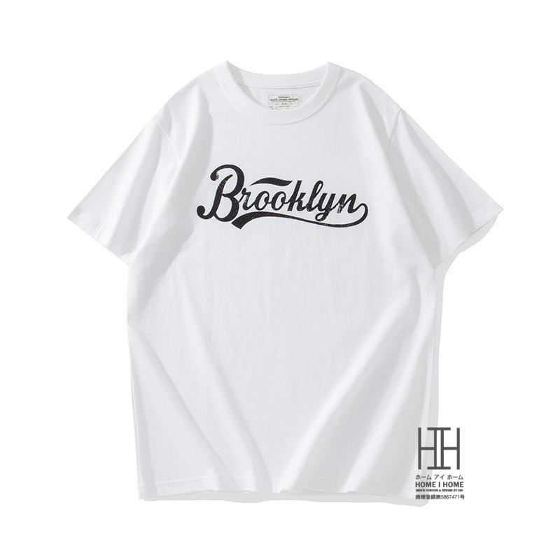 ホームアイホーム tシャツ Tシャツ メンズ 半袖 おしゃれ 綿100％ 耐久 丈夫 ヘビーウェイト プリント 型崩れしにくい アメカジ カットソー トップス 丸首 カジュアル 夏服 ...