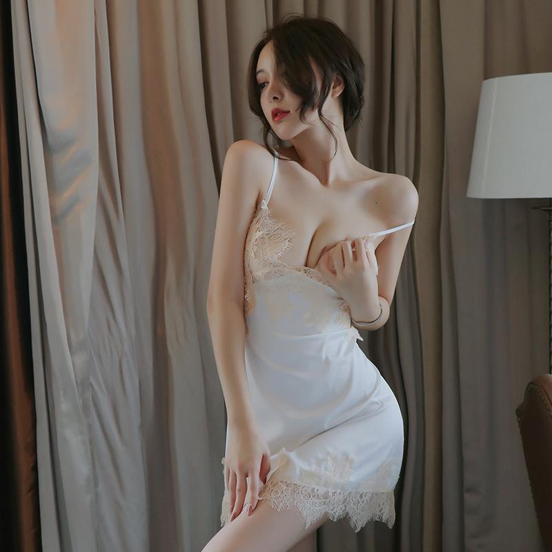 ホームアイホーム ベビードール キャミソール レディース 透け感 深V 過激 背中魅せ 総レース 勝負下着 セクシー Tバック 下着女性 大人 ランジェリー : JustMode - 通販 ...