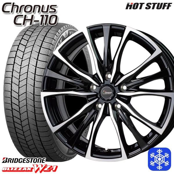 ブリザック 235/60R18インチ ブリヂストン WZ-1 WZ1 5H114.3 スタッドレスタイヤホイール4本セット クロノス CH-110 : ジャストパーツ - 通販 - Yahoo ...