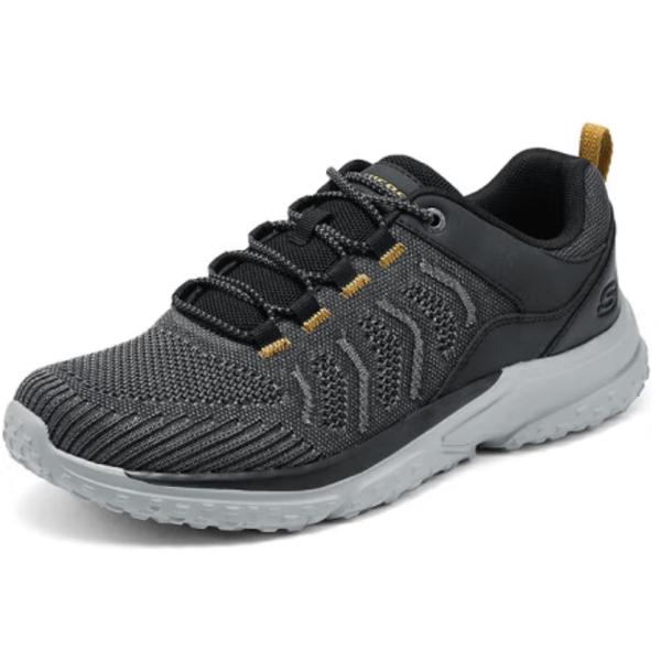 SKECHERS（スケッチャーズ） スニーカー メンズ 新作 ウォーキング ランニング シューズ 40代 50代 ブラック 白 靴 人気 履き ...