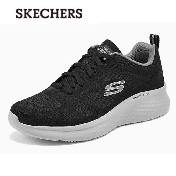 SKECHERS（スケッチャーズ） スニーカー メンズ 黒 厚底スニーカー 新作 ウォーキングシューズ ランニング シューズ ブラック ...
