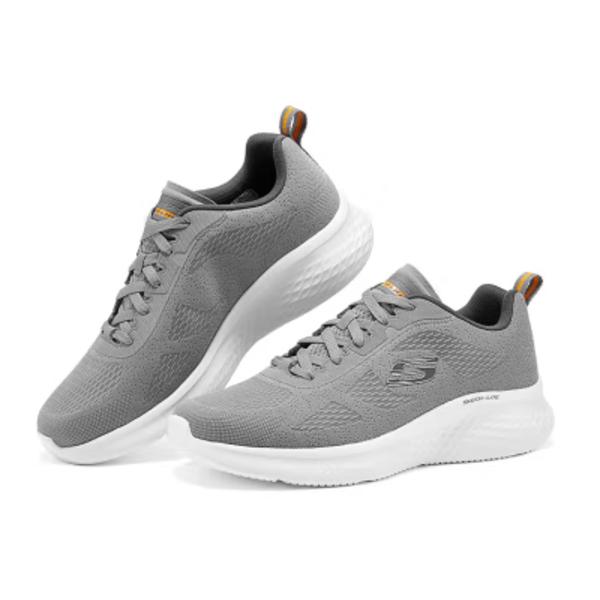 SKECHERS（スケッチャーズ） スニーカー メンズ 黒 厚底スニーカー 新作 ウォーキングシューズ ランニング シューズ ブラック ...