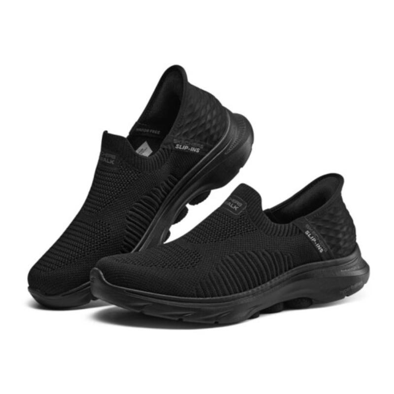SKECHERS（スケッチャーズ） スリッポン メンズ スリップイン 新作 ヒョウ柄 スリップインズ ハンズフリー スリップインワイド 50代 ...
