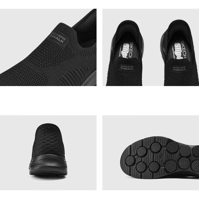 SKECHERS（スケッチャーズ） スリッポン メンズ スリップイン 新作 ヒョウ柄 スリップインズ ハンズフリー スリップインワイド 50代 ...