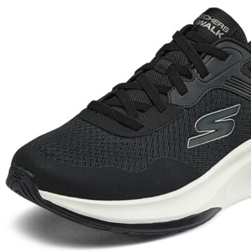 SKECHERS スケッチャーズ スニーカー メンズ 新作 ウォーキング ランニング シューズ ブラック 軽量 厚底 滑りにくい ゴーウォーク ...