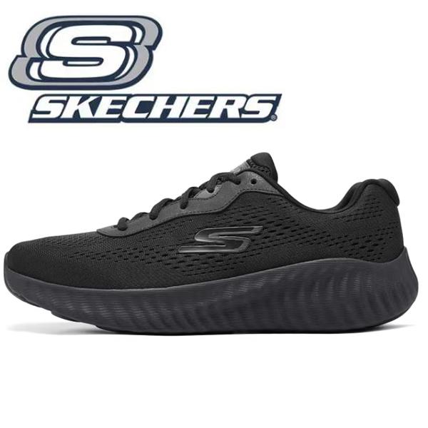 SKECHERS スケッチャーズ スニーカー メンズ 黒 厚底スニーカー ランニングシューズ 靴 新作 ウォーキングシューズ ランニング ...