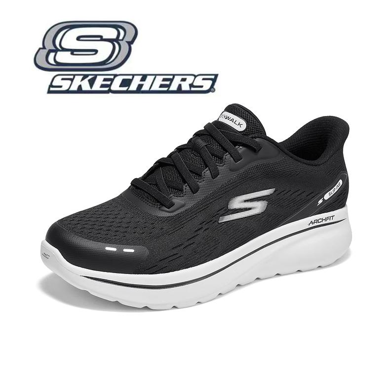 SKECHERS スケッチャーズ メンズ ハンズフリー スニーカー 厚底 スリップインズ エアクッション 幅広 軽量 通気性 ウォーキング ...